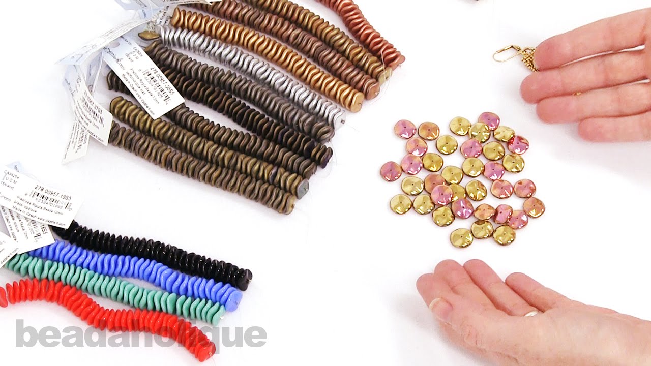 Show & Tell: Czech Glass Ripple Beads - YouTube