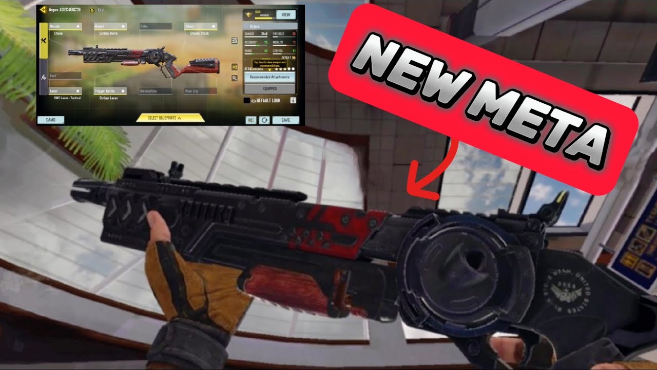 New Argus Best Gunsmith+Attachments in cod Mobile 2023 #codm #codmobile ...