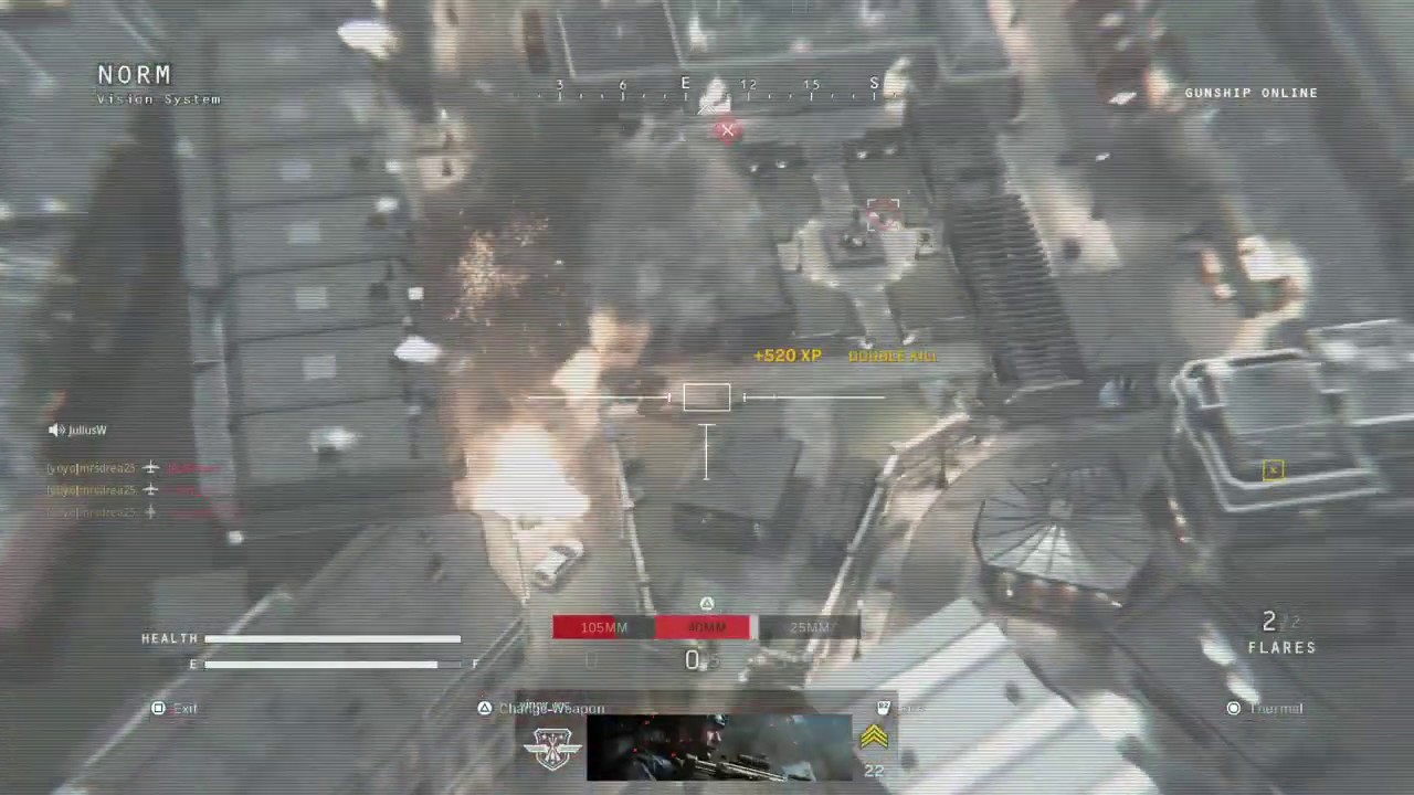 Call of Duty® Modern Warfare® GunShip Gameplay - YouTube