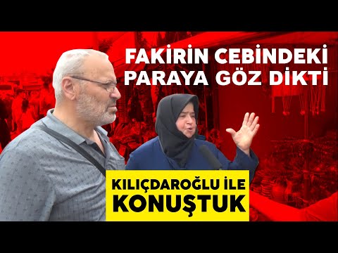 Röportaj sırasında halk ve esnaf birbirine girdi. Zor sakinleştirdik!