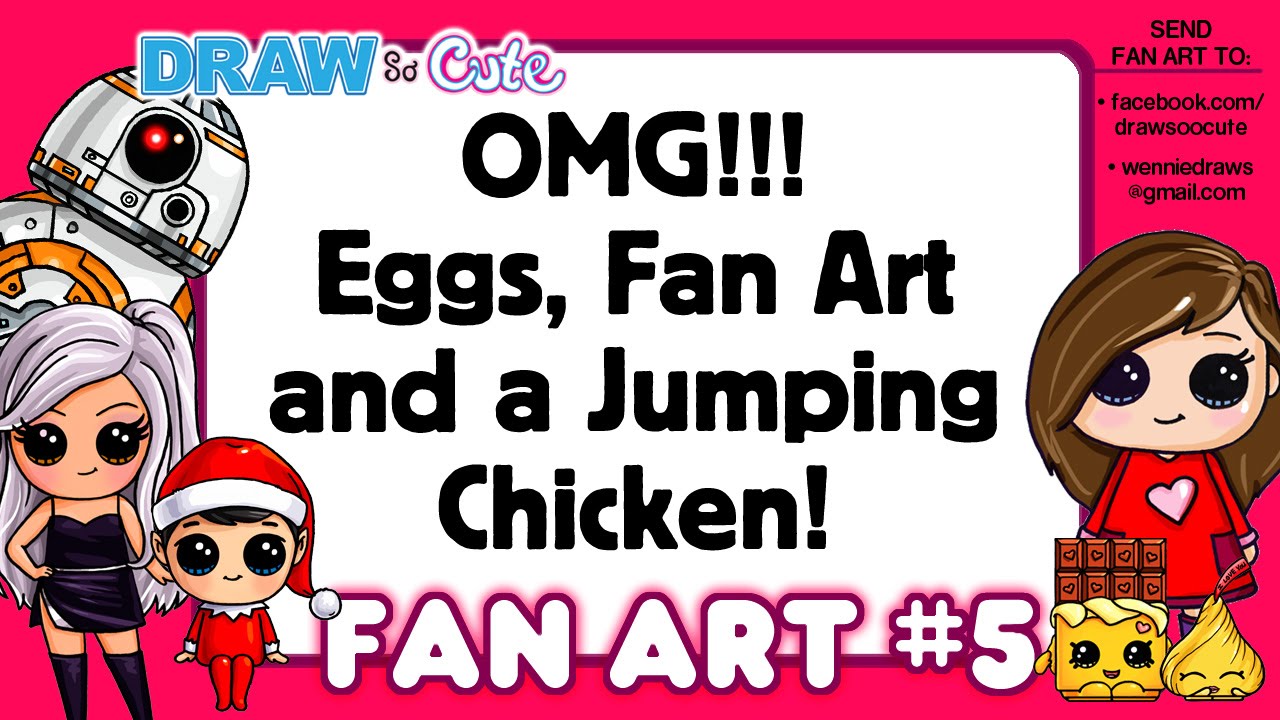 How to Draw So Cute Characters Fan Art #5 Chicken Update - YouTube