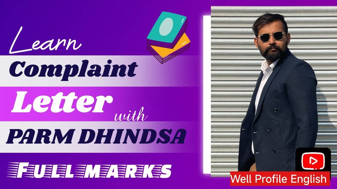 (2025) Complaint Letter |Format/Sample/How toWrite/ |CBSE /PSEB Class ...