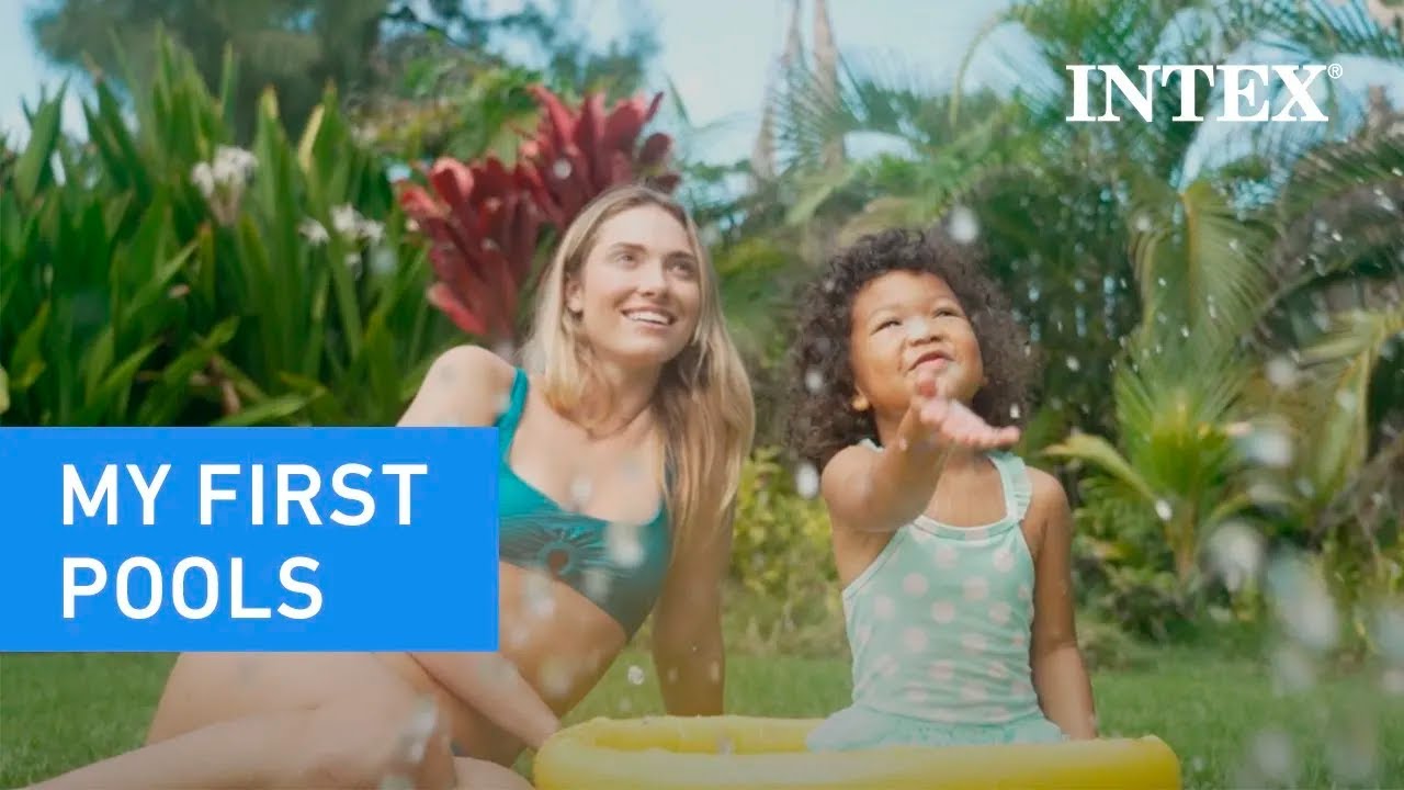 Piscina hinchable infantil My First Pools | INTEX - YouTube