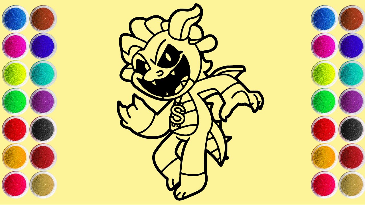 Drawing Nightmare Critters Simon Smoke - Poppy Playtime Chapter 4 ...