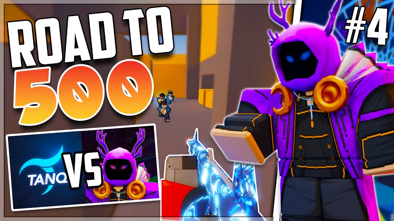 I BEAT TANQR'S LEVEL RECORD!? Road To Level 500 Roblox Arsenal Part 4 ...