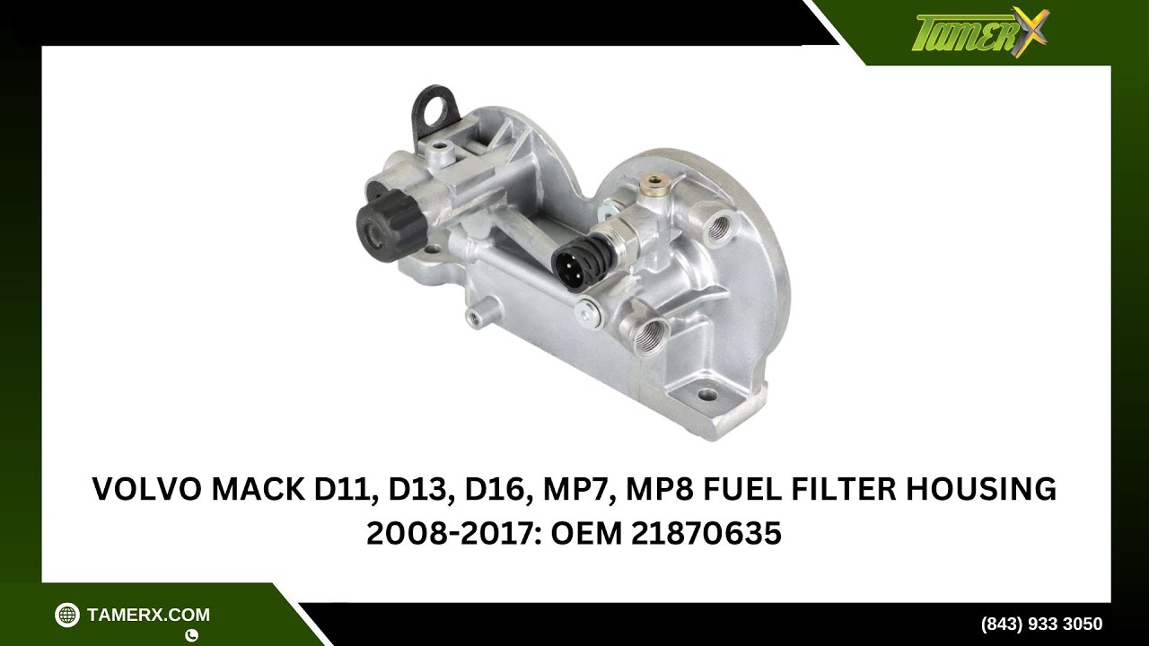 Volvo Mack D11, D13, D16, MP7, MP8 Fuel Filter Housing 2008-2017: OEM ...