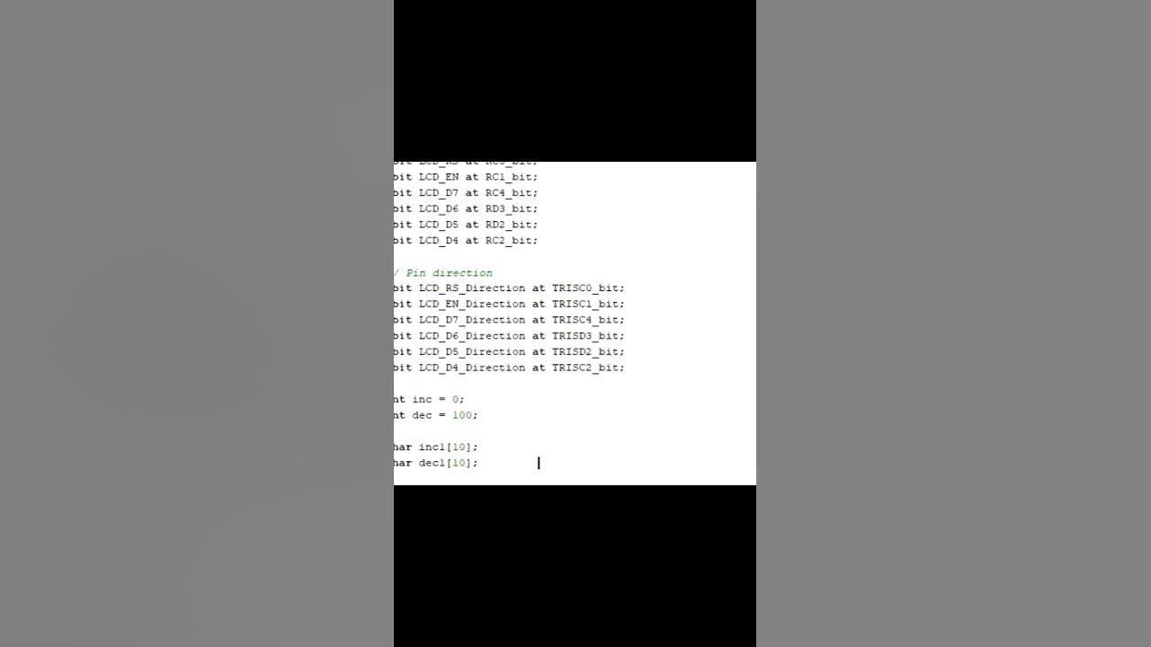 Dual counters on LM016 LCD. #electronics #smartphone #arduino #tutorial #embeddedsystem - YouTube