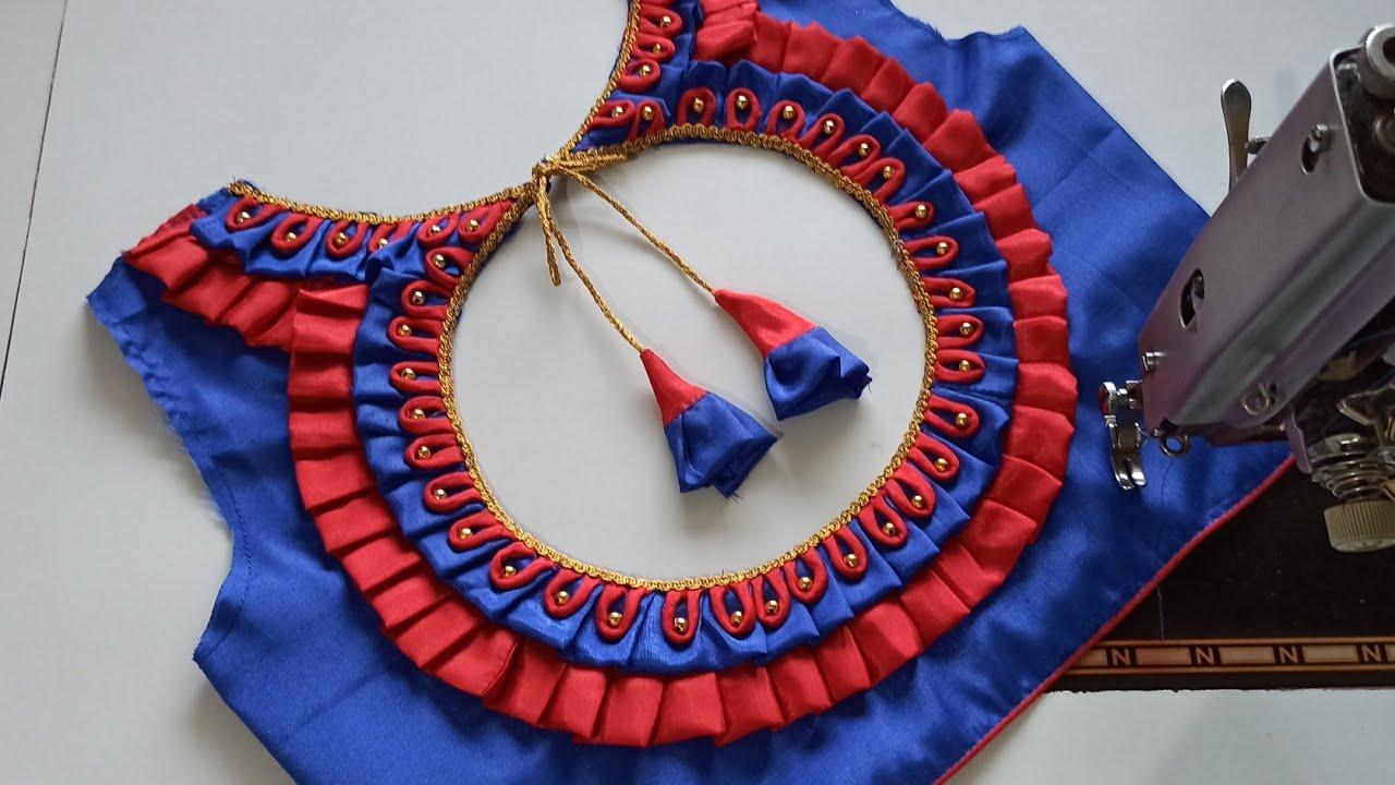 Blouse Design | Boat Neck Blouse Design Back Neck Cutting And Stitching ...