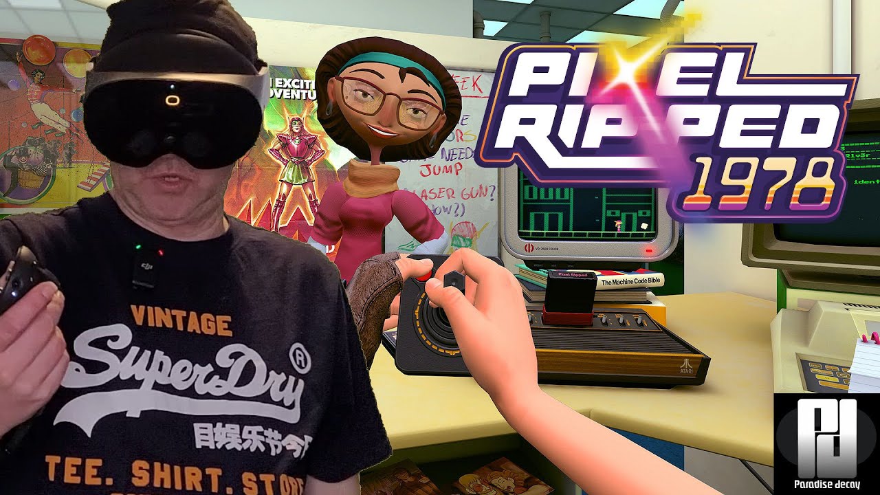 EXCLUSIVE 1st Look at PIXEL RIPPED 1978 on Quest 2 / Quest Pro - YouTube