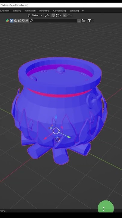 Blender Tip: Duplicate Faces & Flip Normals for Visibility in Unity #shorts - YouTube