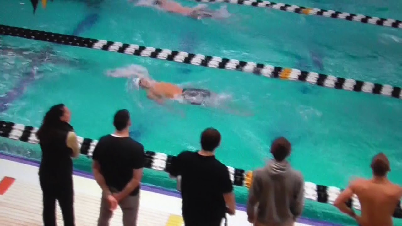 2019 GCU Swimming & Diving Purdue Invitational Prelim 200Bk Dylan - YouTube