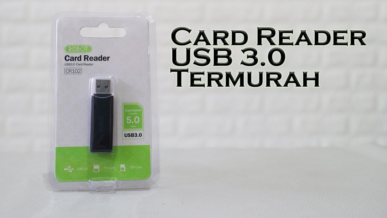 Review Card Reader Robot USB 3.0 Murah - YouTube