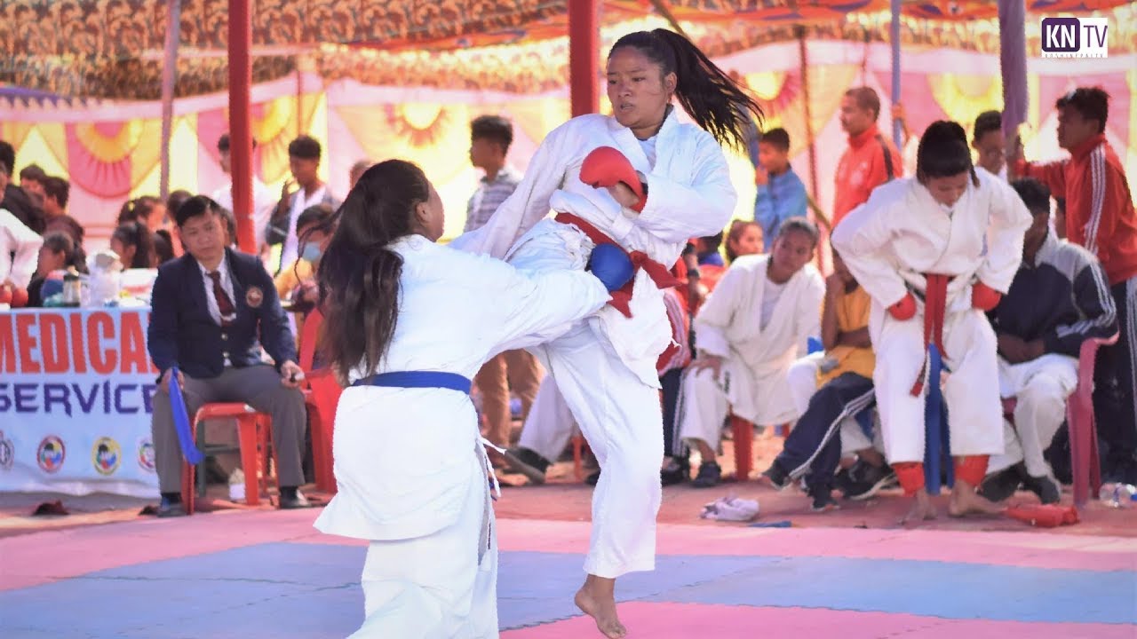 Girls of Kumite (Karate) ! || Nobel International Karate Championship ...