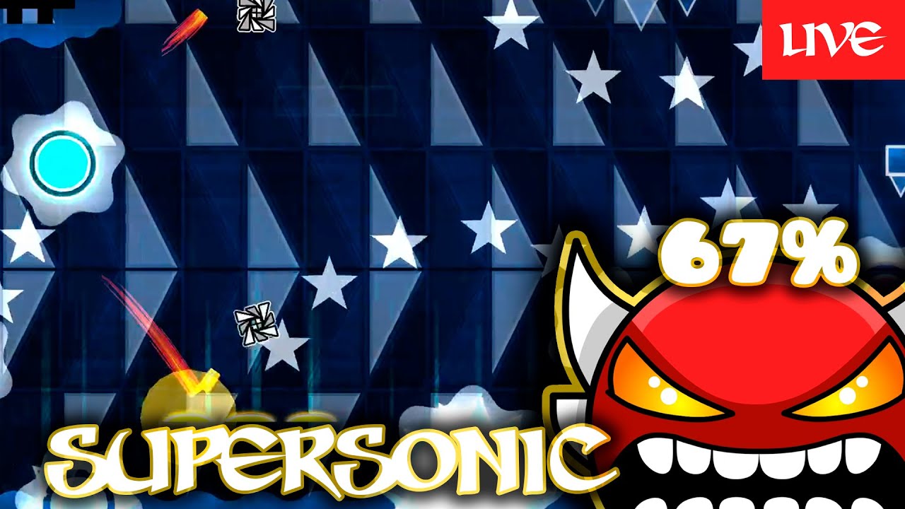Supersonic 67% - Geometry Dash [2.1] | ProVillaGD - YouTube