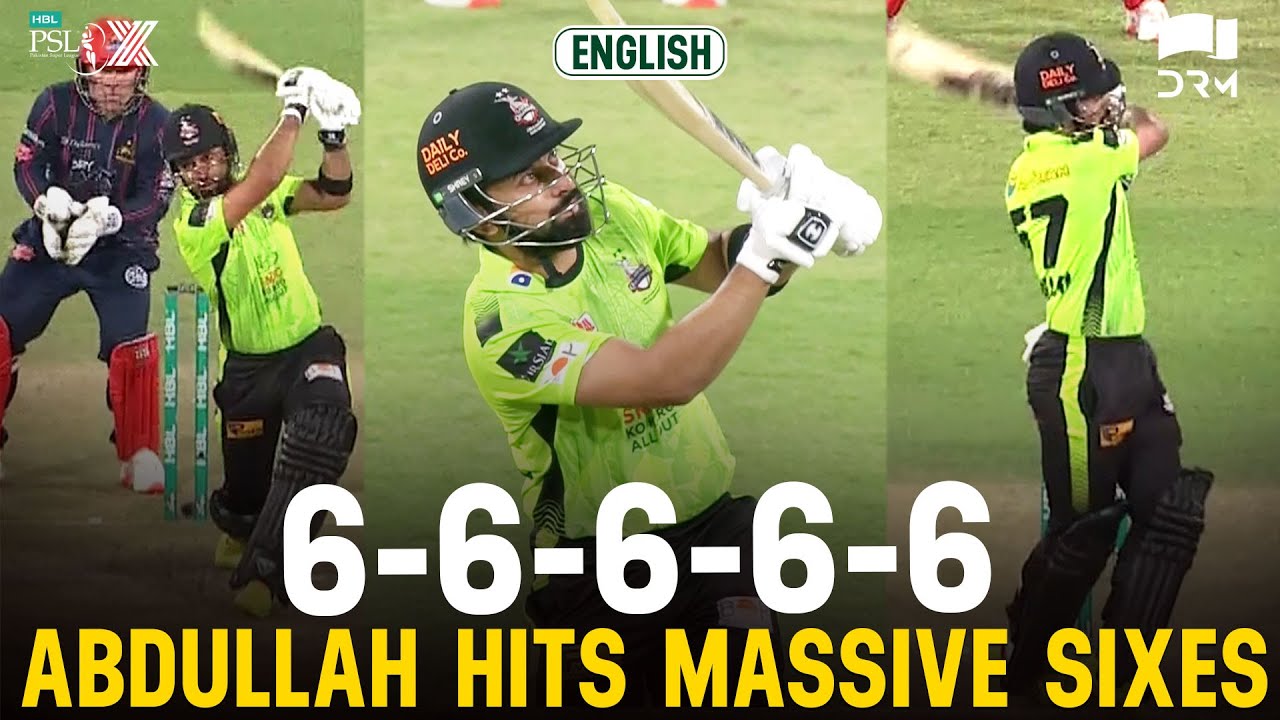 Classy Shots By Abdullah Shafique 👏 | Karachi Kings vs Lahore Qalandars | M 32 | HBL PSL X ...