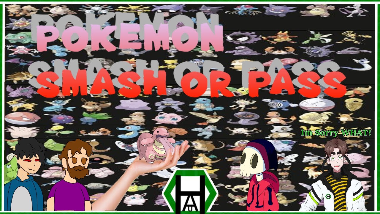 Pokémon Smash or Pass 500 sub special - YouTube
