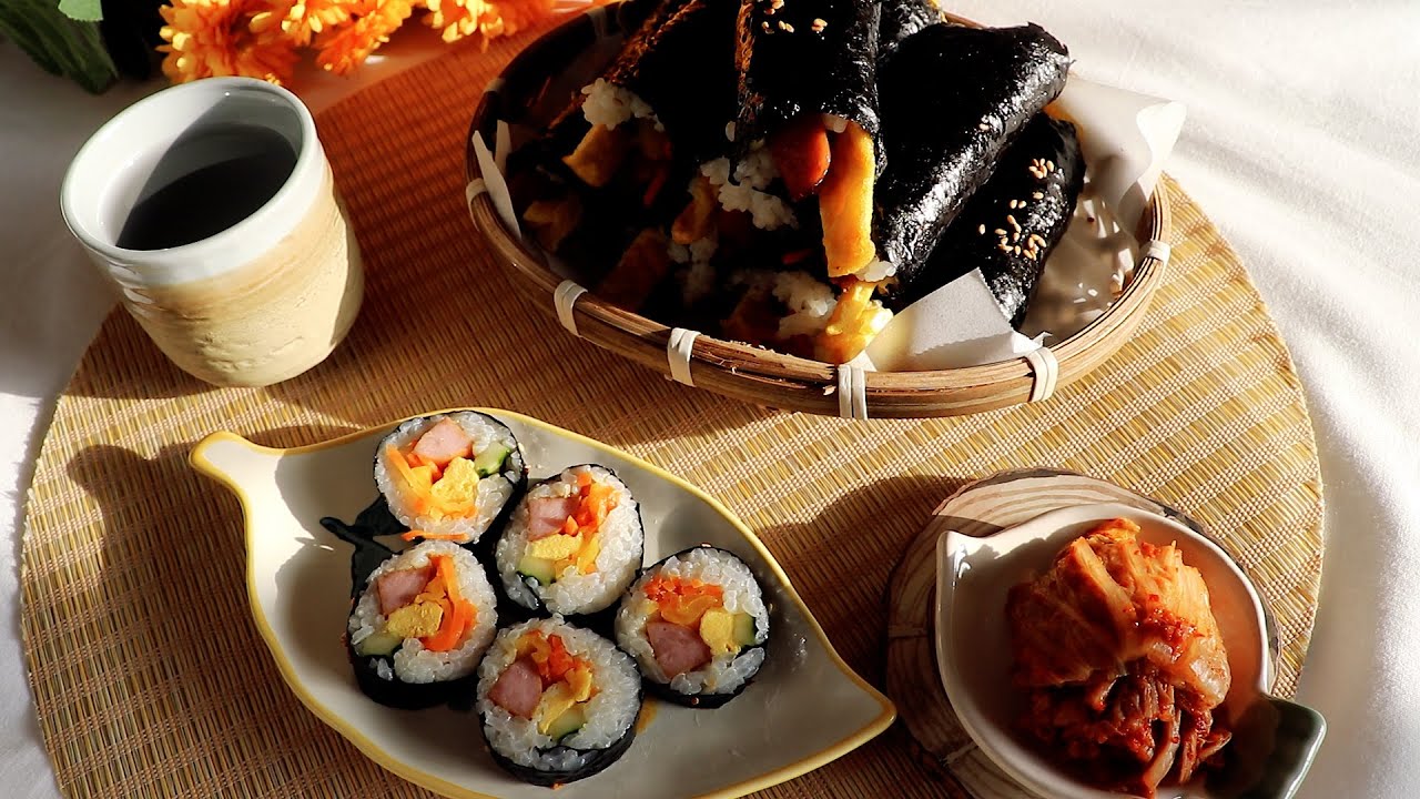 Mini Gimbap Recipe :: K-food :: Lunch box - YouTube