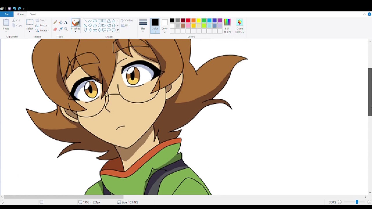 Drawing Pidge from Voltron: Legendary Defender | Part 2 - YouTube