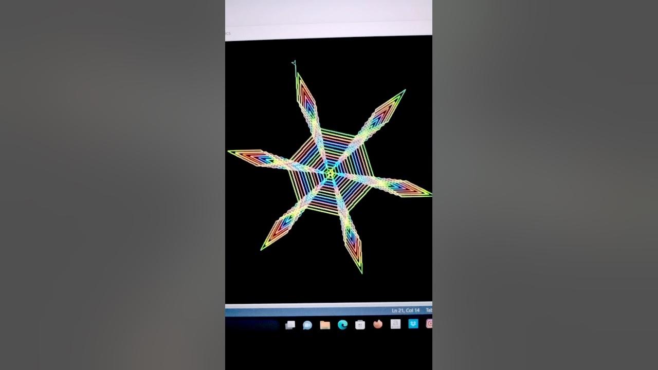 Rangoli Designs Python Turtle Graphics Shortvideo Shortsfeed Shorts Youtube