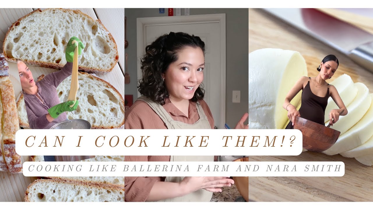 Cooking Like Ballerina Farm and Nara Smith | Can It Be Done? | Cooking ...