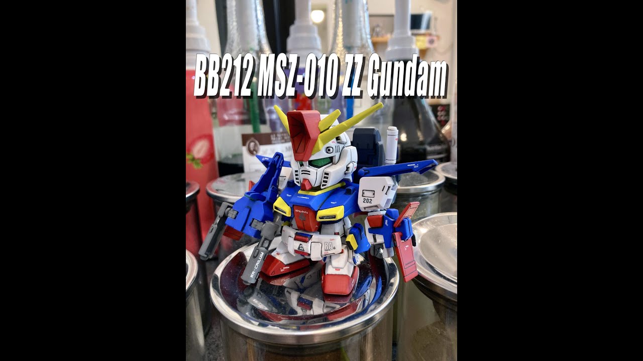 BANDAI SD BB.212 MSZ-010 ZZ Gundam 반다이 더블제타 건담 - YouTube
