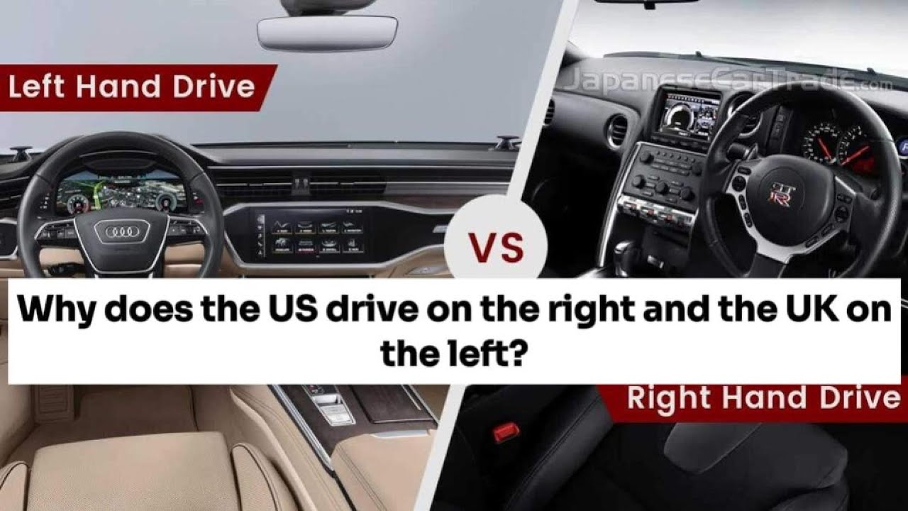 Why does the US drive on the right and the UK on the left? - YouTube