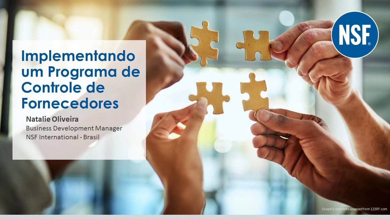 Implementando um Programa de Controle de Fornecedores| NSF ...