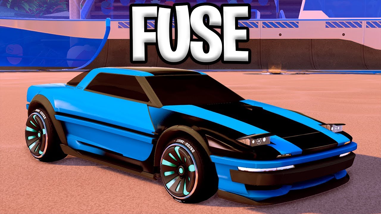 JOGUEI COM O NOVO CARRO EXCLUSIVO DO FORTNITE NO ROCKET LEAGUE, O FUSE ...