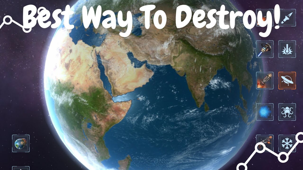 Best Way To Destroy Earth In Solar Smash! - YouTube
