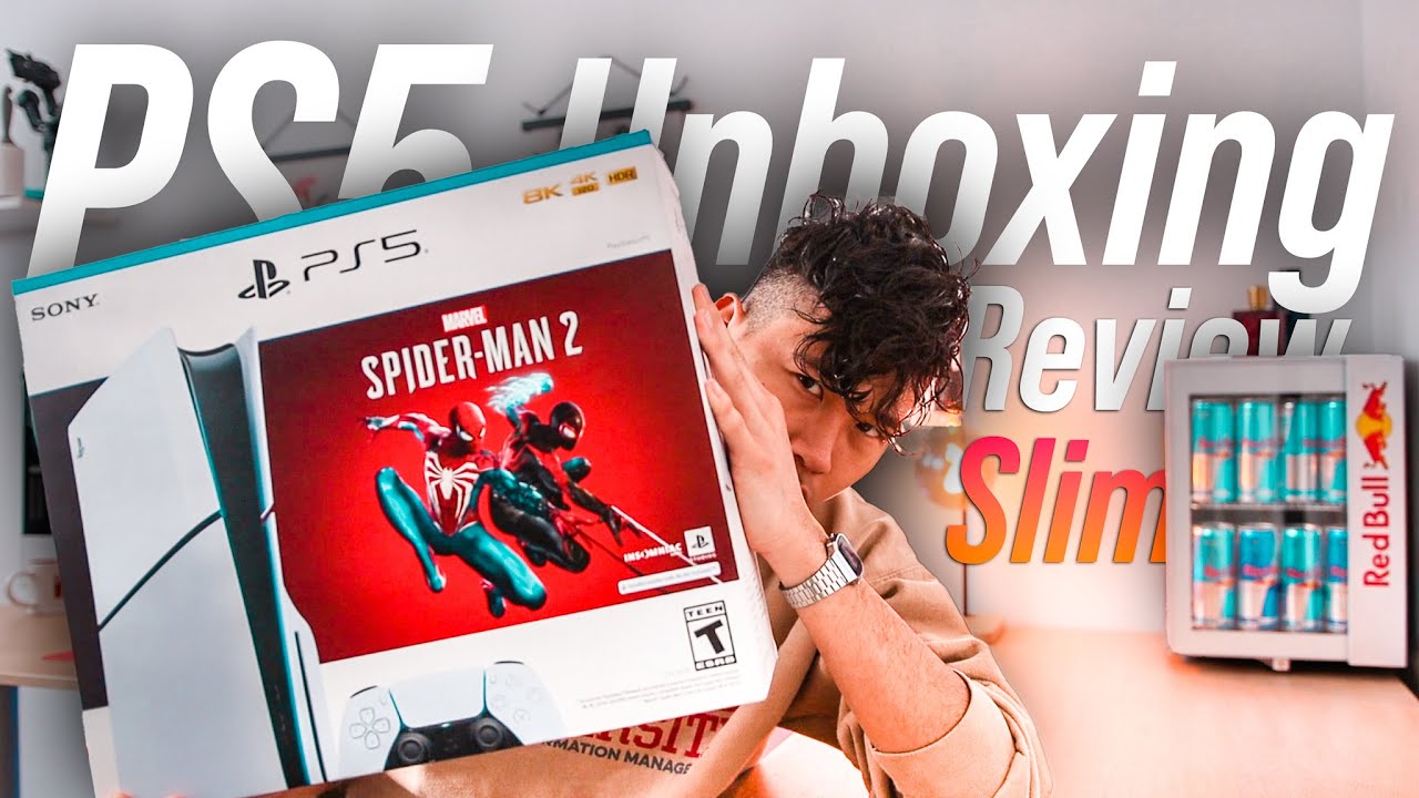 Unboxing 📦 PS5 Slim Spider-Man 2 Bundle + Desk Setup & Review - YouTube