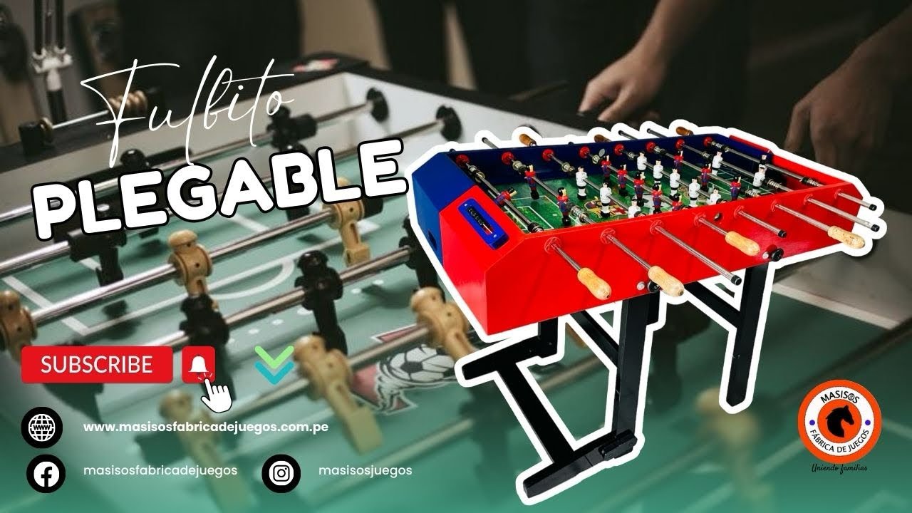 FULBITO PLEGABLE- JUEGO PARA TODA LA FAMILIA ( lo que no sabías) - YouTube