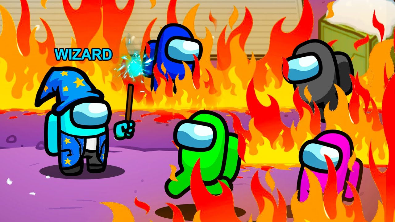 WIZARD IMPOSTER in Among Us! - YouTube