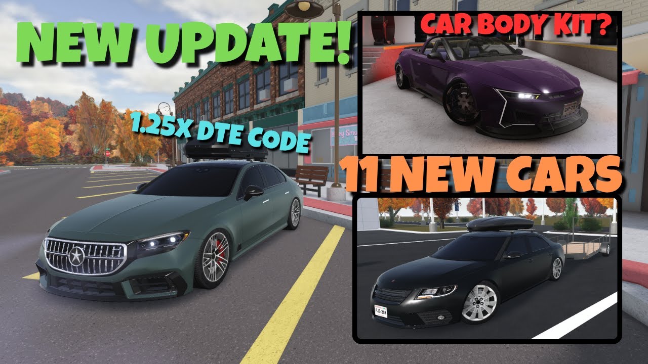 Greenville Fall Update! (+11 New Cars, New Car, BODY KITS) - YouTube