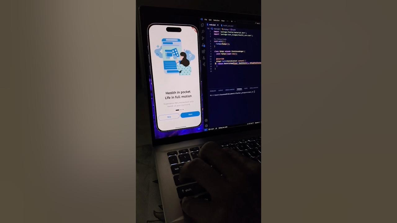 Health Care App UI in Flutter 🚀 | Flutter Sparrow 🌟 | #flutter #remix #coding #ui - YouTube