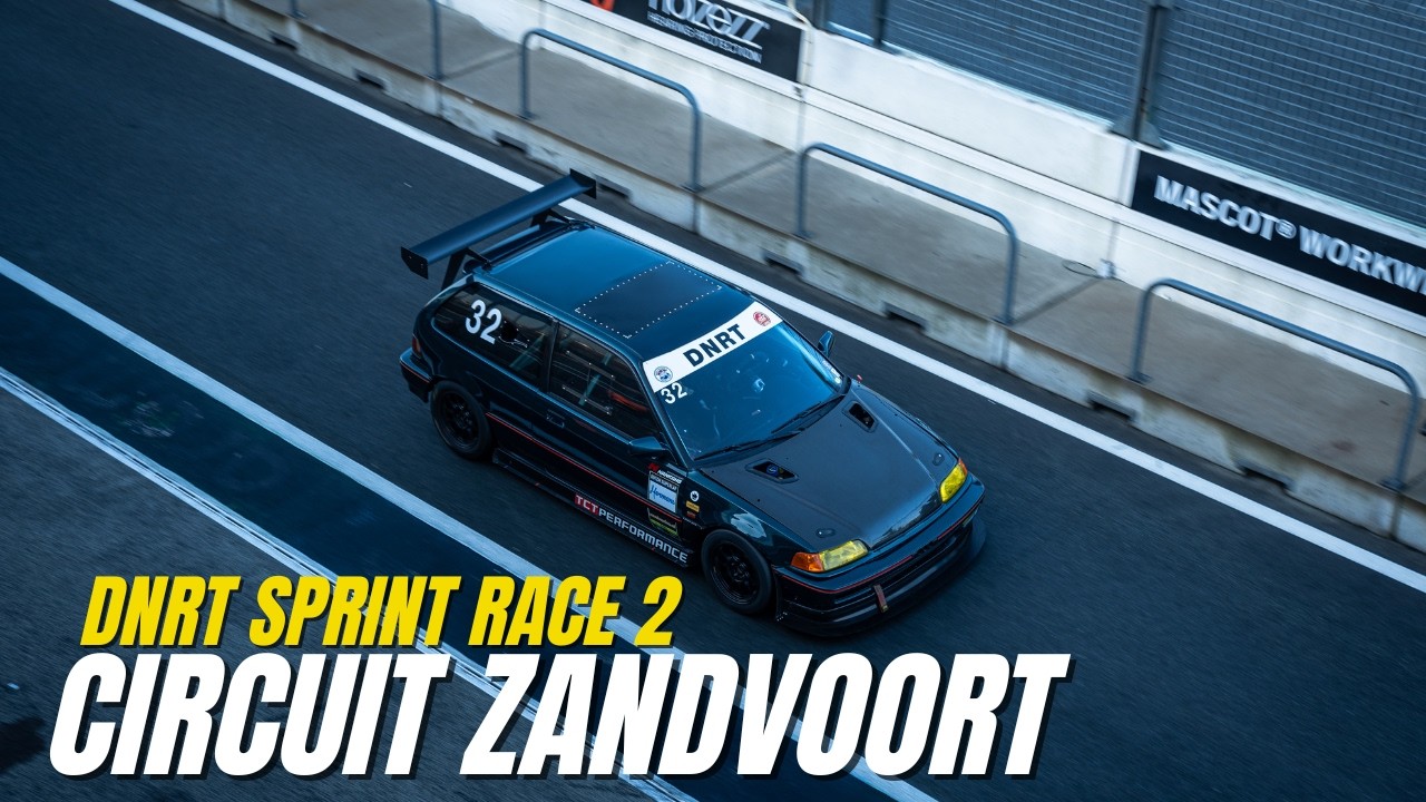 DNRT Sprint race 2 | Honda Civic EF B18C / Circuit Zandvoort F1 - YouTube