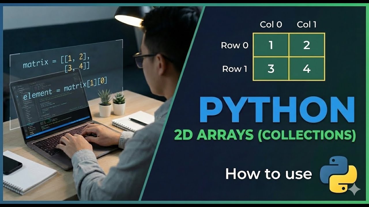 How To Use 2D Array or Collection In Python - YouTube
