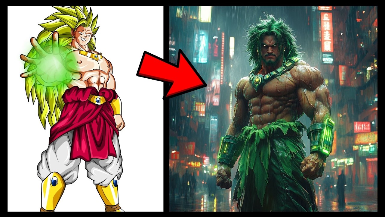 DRAGON BALL Characters as CYBERPUNK - All Characters Transformation ...