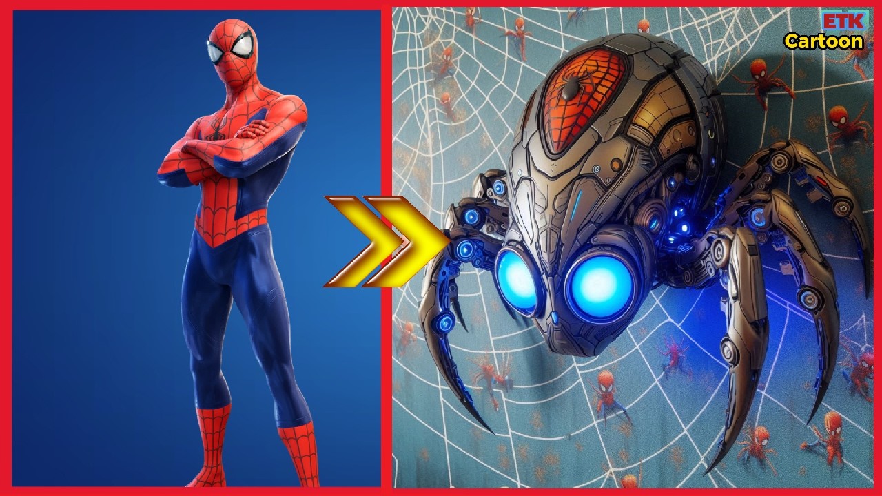 Transforming Heroes ROBO SPİDER Power Awakens! 🤩 #marvel #avengers ...