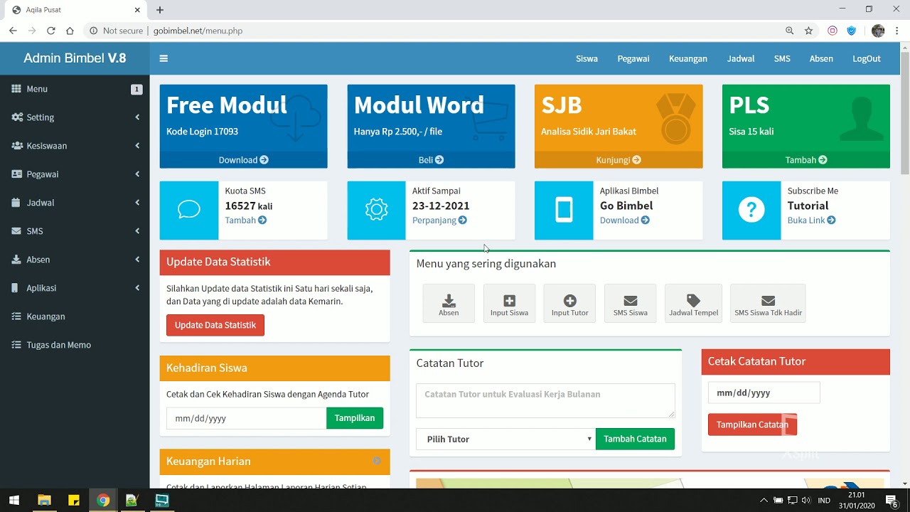 Catatan Tutor sebagai Bahan Rapat Kerja Tutor Bulanan Software ...