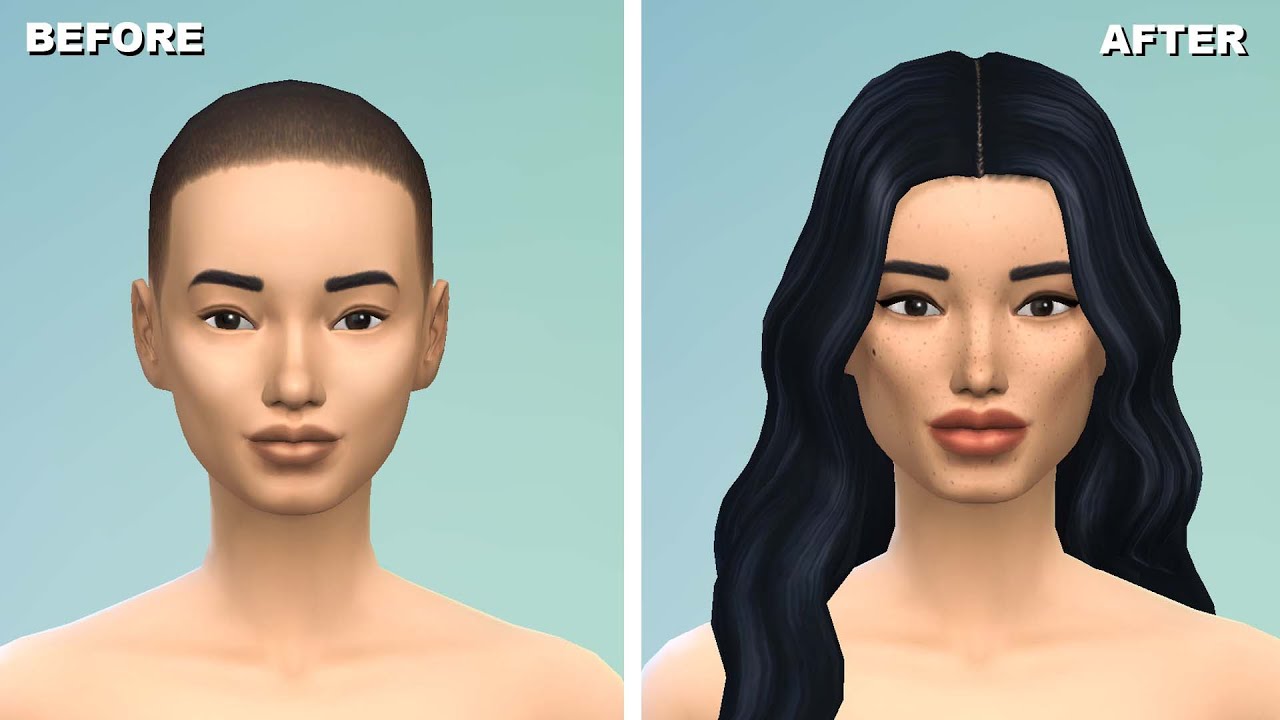 how to make interesting sims without mods or CC - YouTube