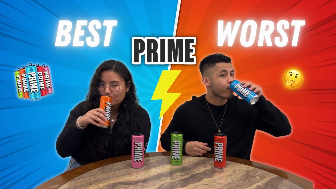 BEST VS WORST PRIME Energy Drink Flavors By KSI & Logan Paul - YouTube