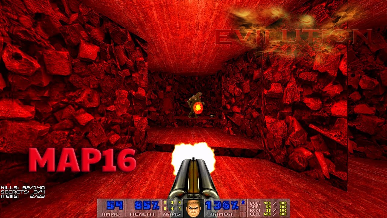 Final Doom: TNT: Evilution 🔵 MAP16: Deepest Reaches 🔵 100% Playthrough ...