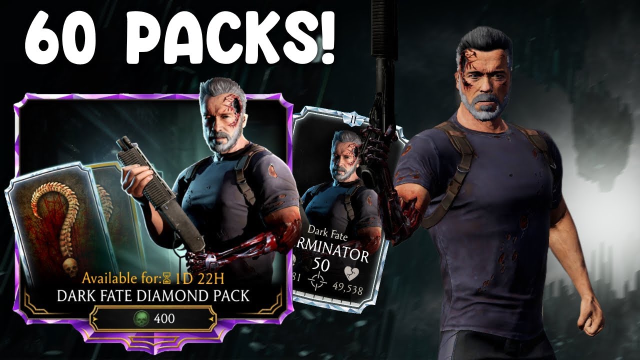 Diamonds! Dark Fate Terminator Pack Opening. MK Mobile. - YouTube