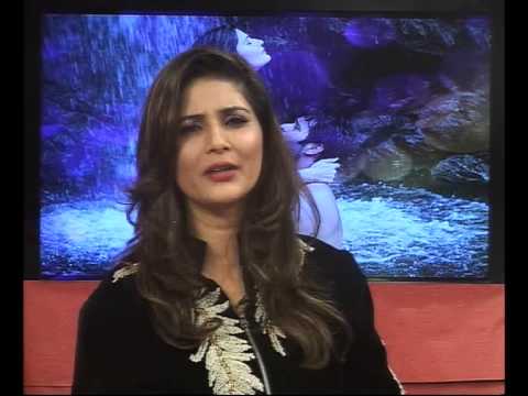 Bollywood actress Srishti Sharma promoting movie 'MONSOON' on A2Z News ...