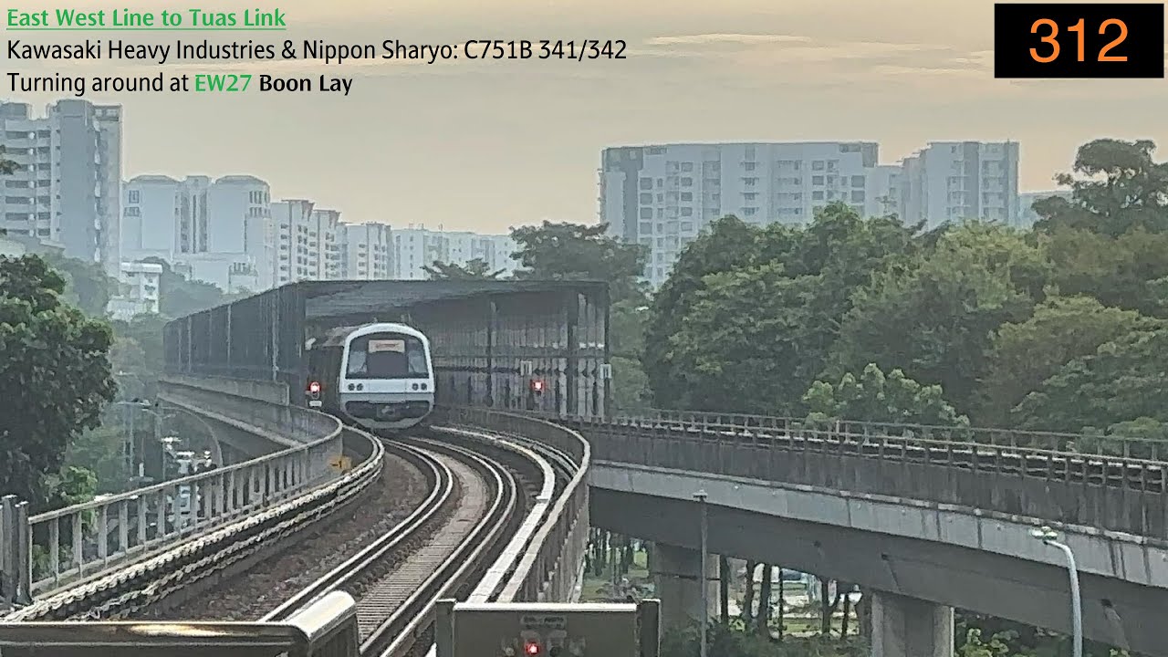 ⁴ᴷ [EXCLUSIVE KNS!/Last Day] SMRT Trains, EWL Train Turnaround at Boon ...