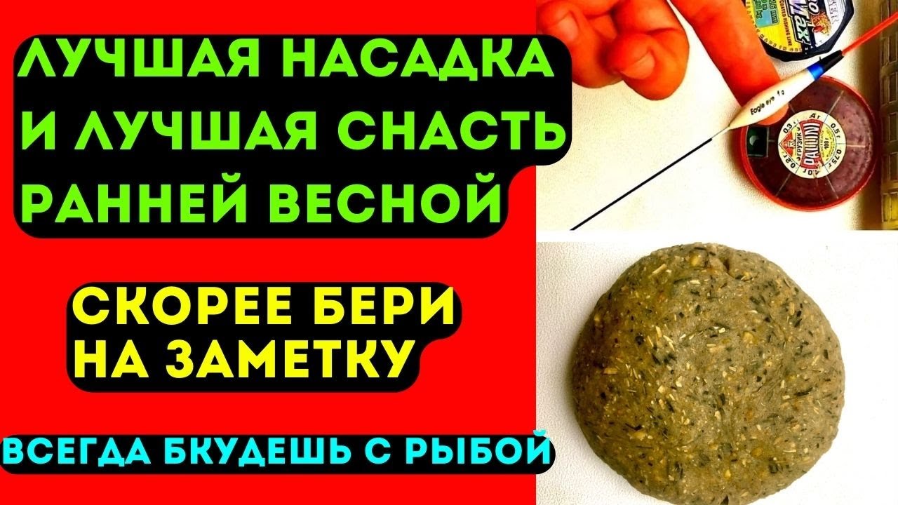 Насадка для рыбалки на весну. Лучшая оснастка удочки на раннюю весну ...