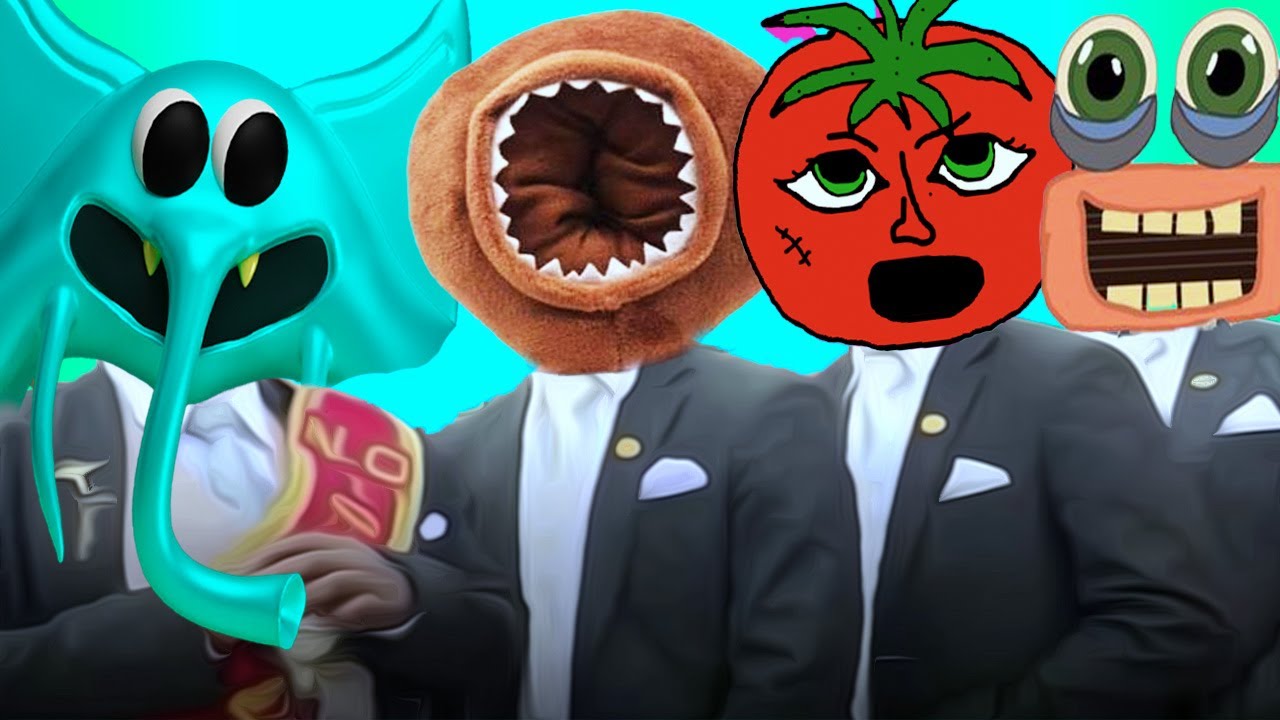 Coach Pickles & Roblox Doors & Mr Tomatos & Wubbox - Coffin Dance song ...