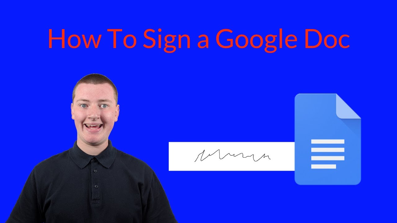 How To Sign a Google Doc - The Best Way To Sign a Document Without ...