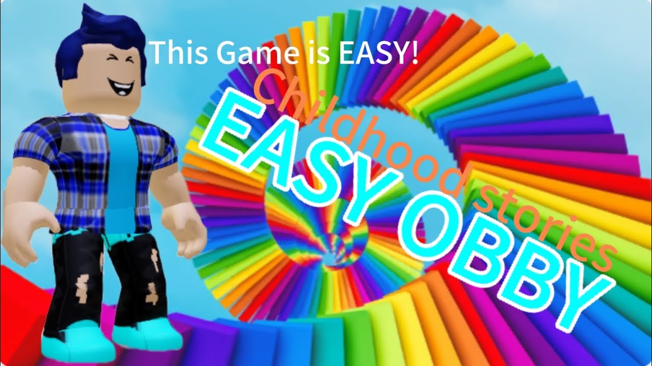 Im Playing EASY OBBY, when i die i will end the video.Telling my ...