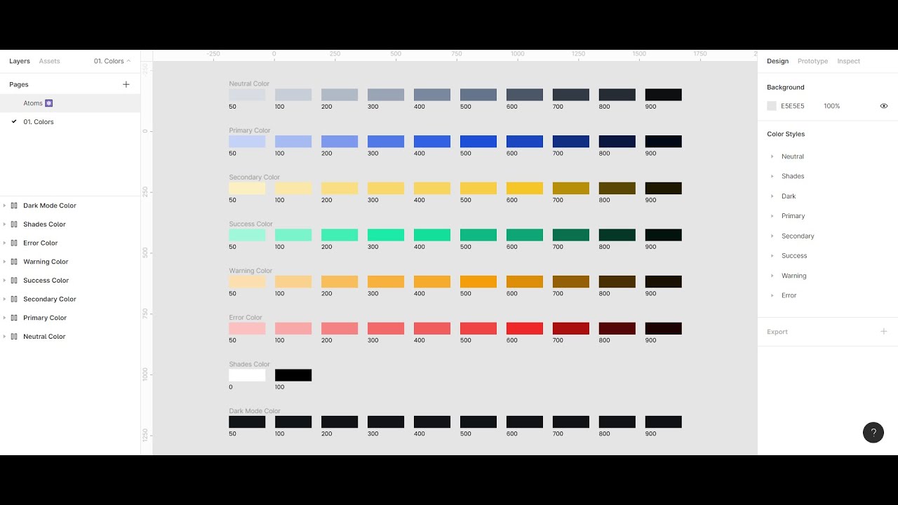 Atomic Design System | Atoms | Colors | Dark Mode - YouTube